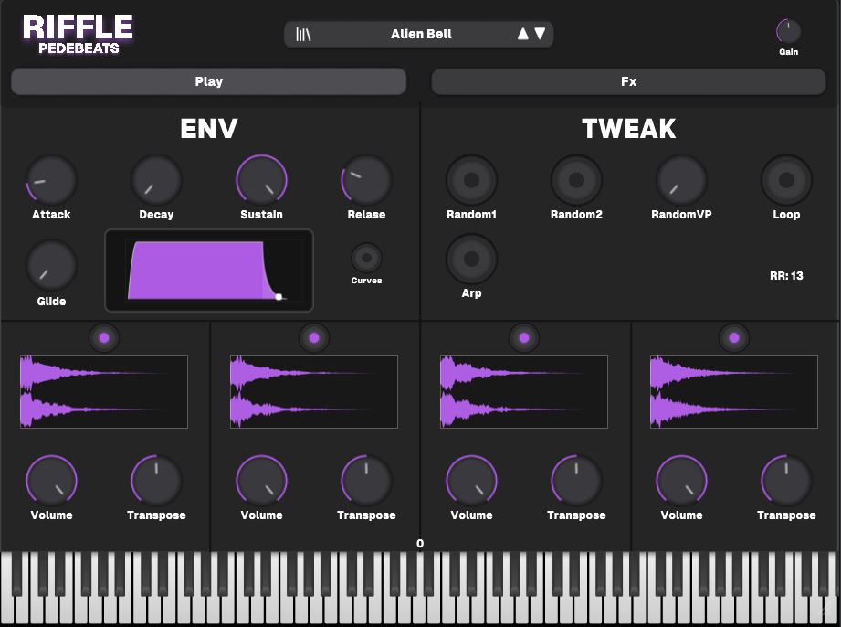 RIFFLE (MULTI-KEY PLUG-IN) – PedeBeats