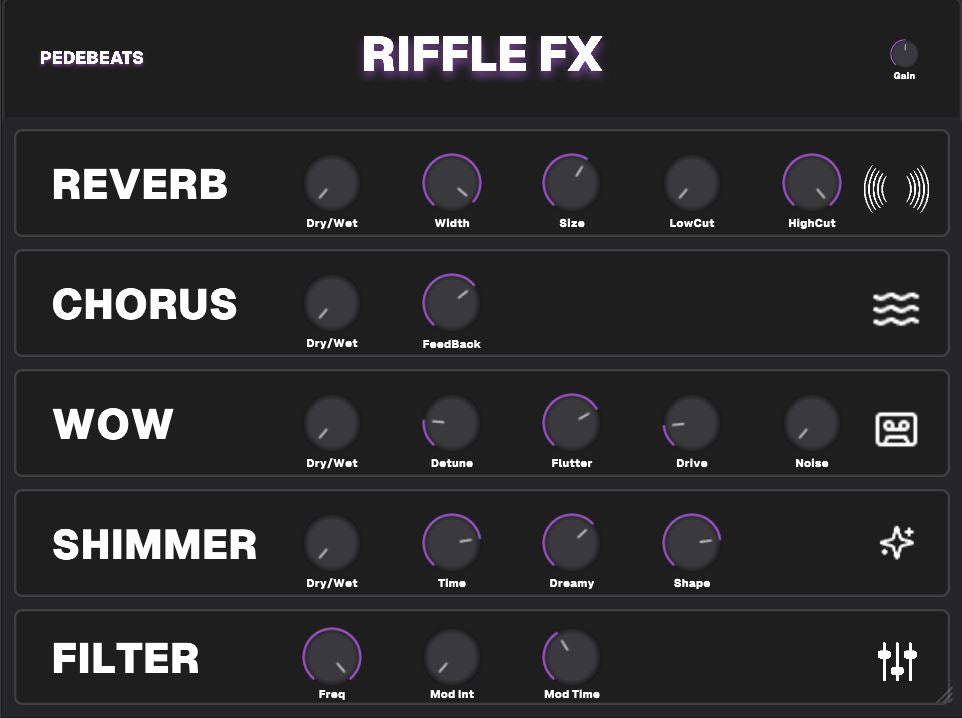 RIFFLE (MULTI-KEY PLUG-IN) – PedeBeats